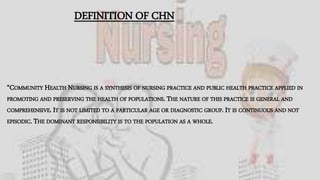 Community health nursing | PPTX