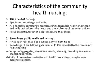 COMMUNITY HEALTH NURSING.ppt