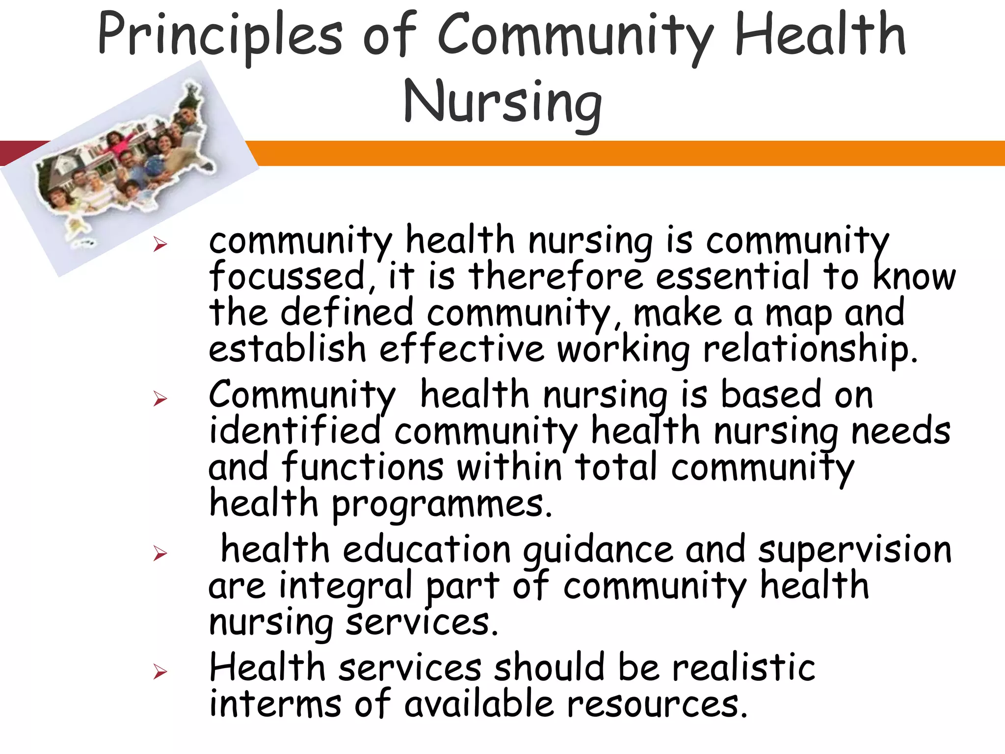 Community health nursing concepts | PPTX