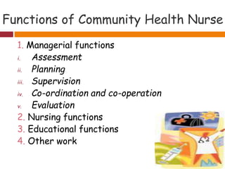 Community health nursing concepts | PPTX