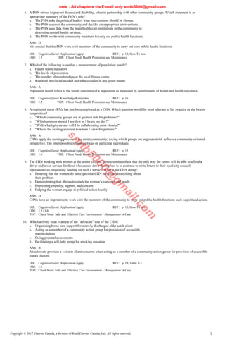 Community Health Nursing in Canada 3rd Edition by Stanhope Test Bank.pdf