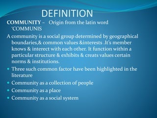COMMUNITY HEALTH NURSING PPT 1.pptx