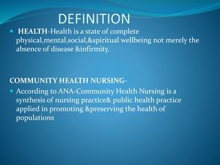 COMMUNITY HEALTH NURSING PPT 1.pptx