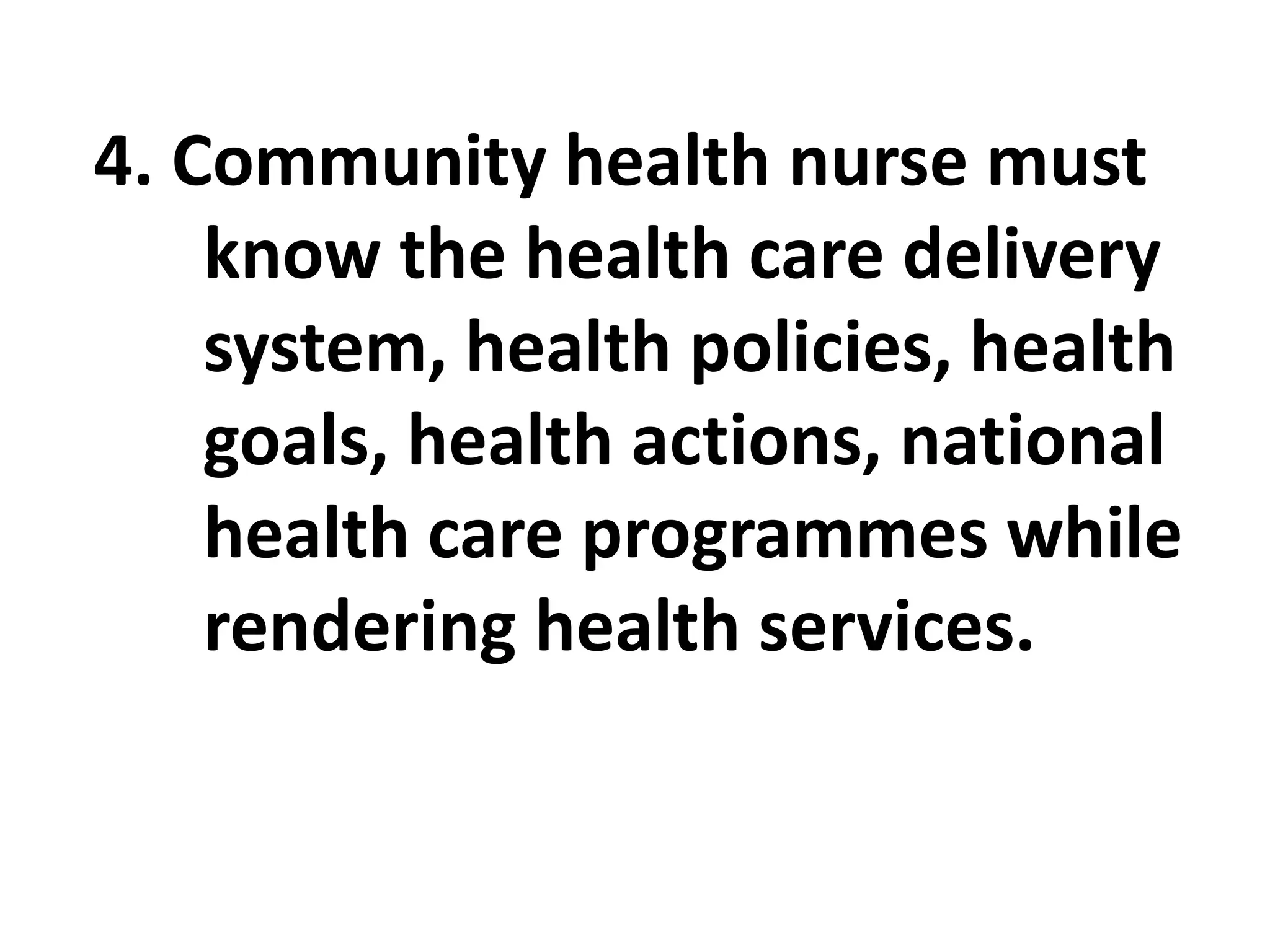 COMMUNITY HEALTH NURSING - PROCESS | PPTX