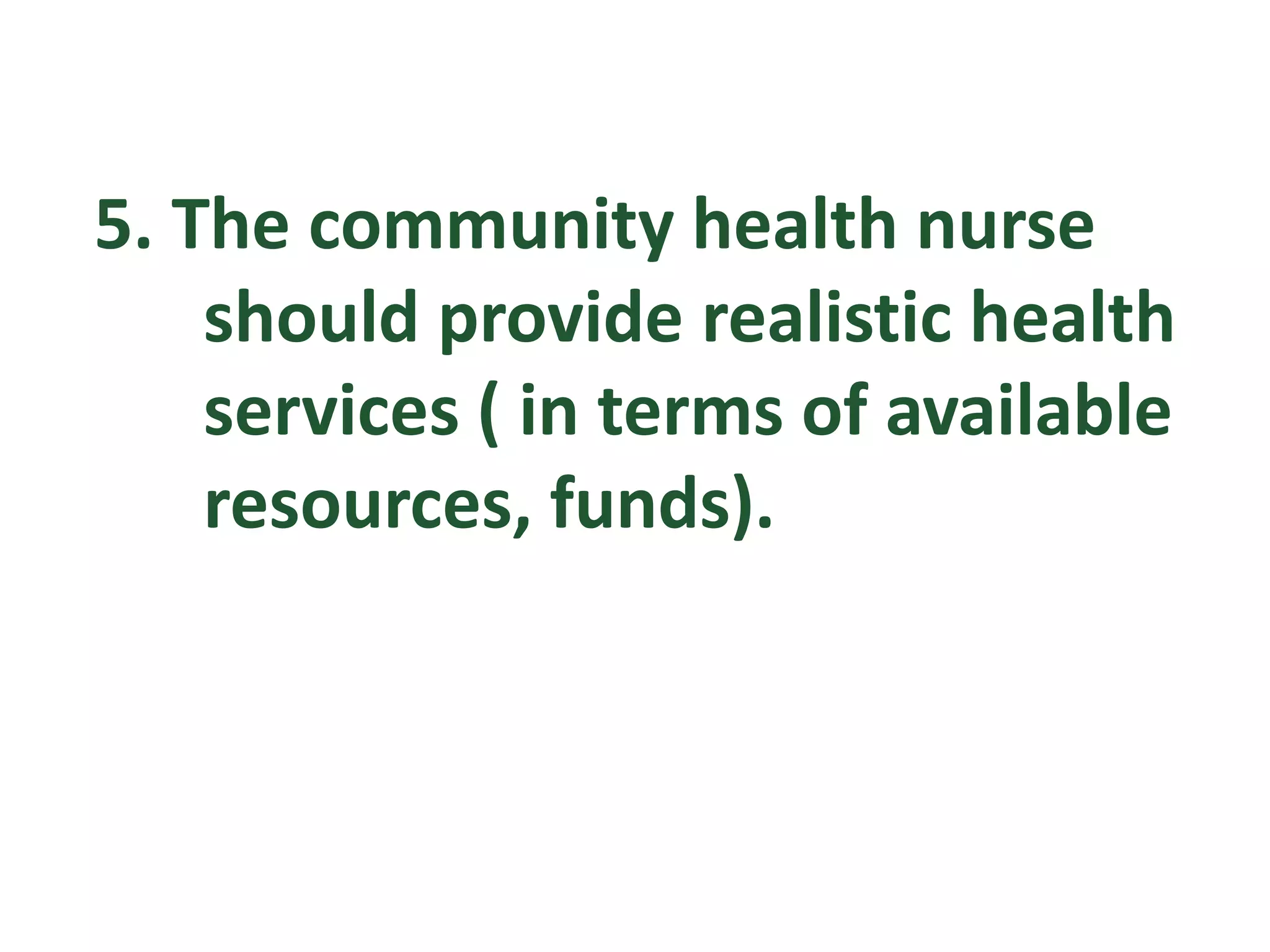 COMMUNITY HEALTH NURSING - PROCESS | PPTX
