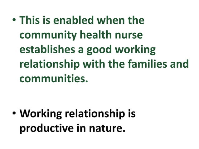 COMMUNITY HEALTH NURSING - PROCESS | PPTX