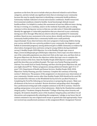 Community health nursing survey.docx