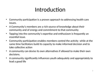 COMMUNITY HEALTH PARTICIPATION IN UGANDA.pptx