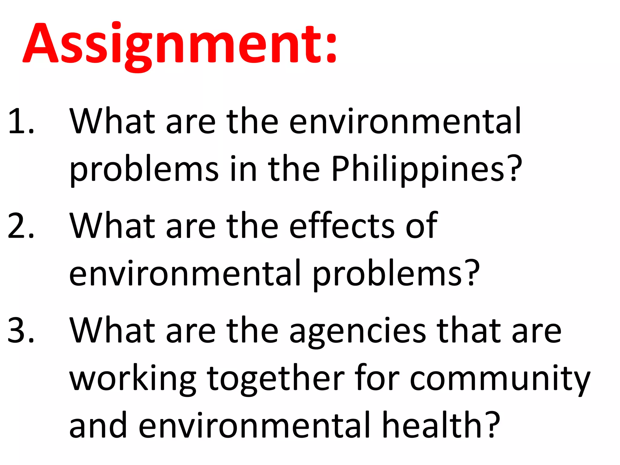 Community Health Problems | PPTX