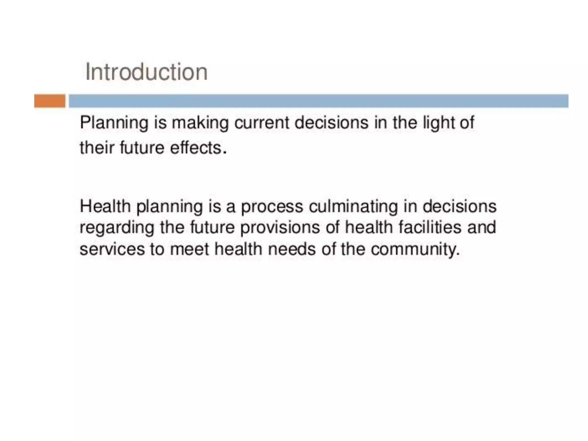 Community health programme planning and evaluation | PPTX