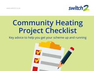Community Heating Project Checklist | PPT