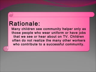 Community Helper Slides | PPT