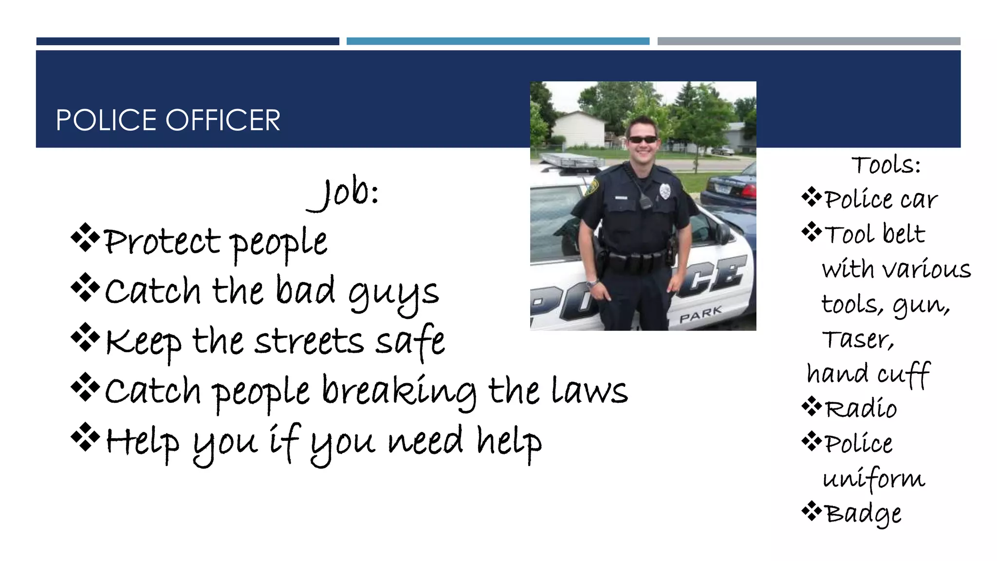 Community helpers power point | PPTX