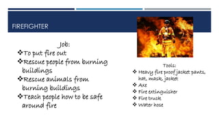 Community helpers power point | PPTX