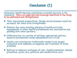 Community Health Nursing | PDF