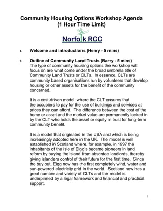 Community Housing options | DOC