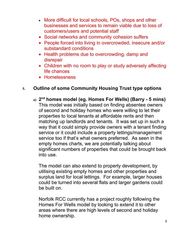 Community Housing options | DOC | Government Support and Welfare ...