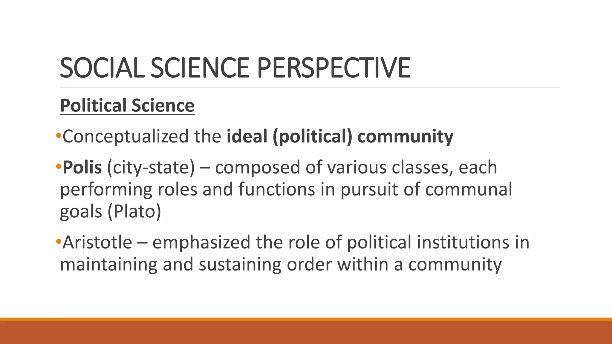 Community in different perspectives | PPTX