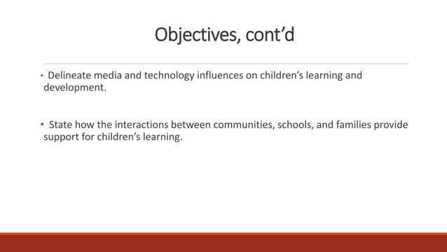 Community Influences on Children's Development | PPTX | Education