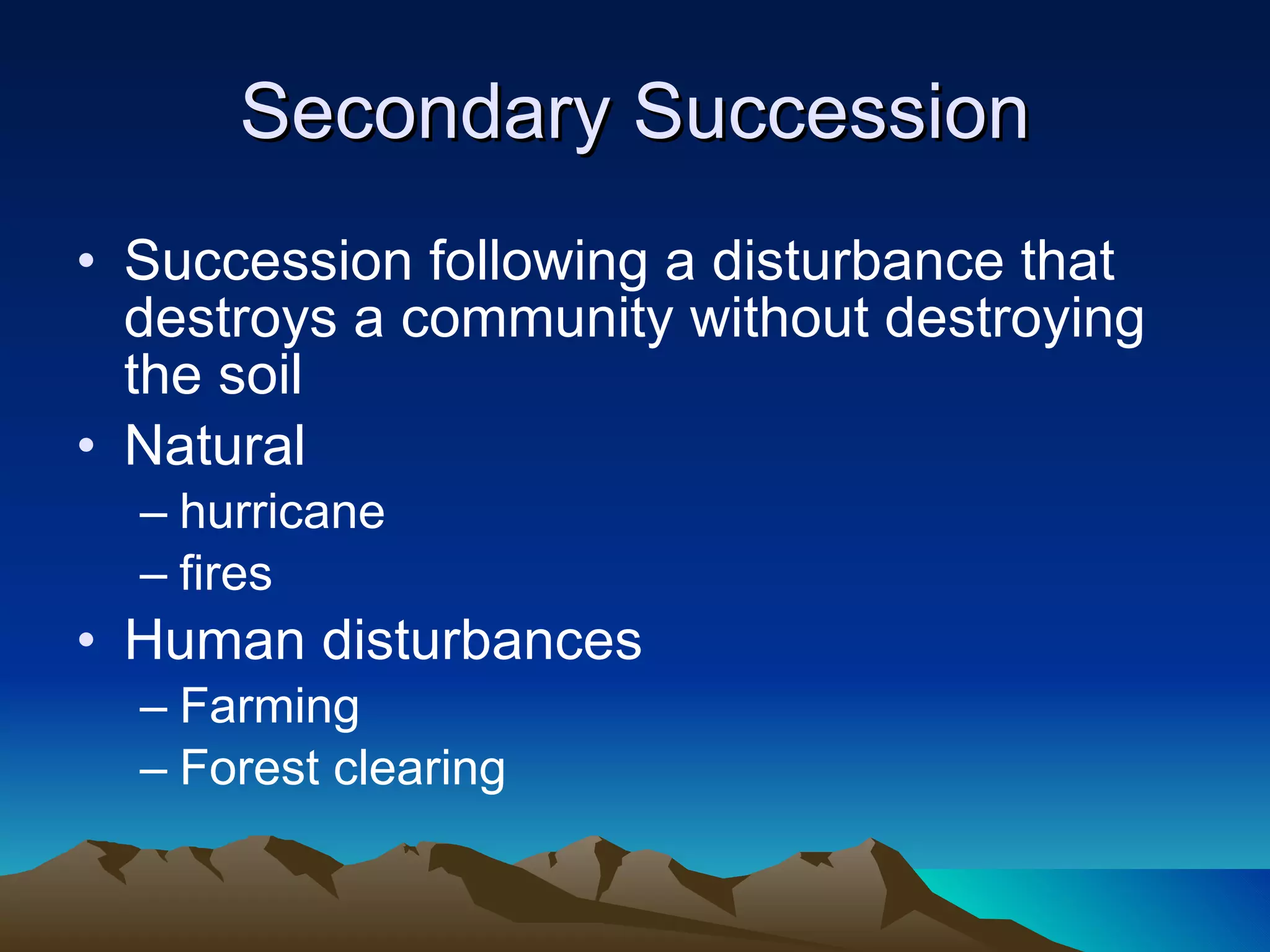 Community Interactions And Sucession | PPT