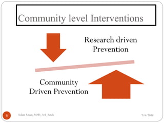 Community Intervention (From Article Review) | PDF