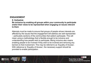 Community Involvement& Engagement | PPT