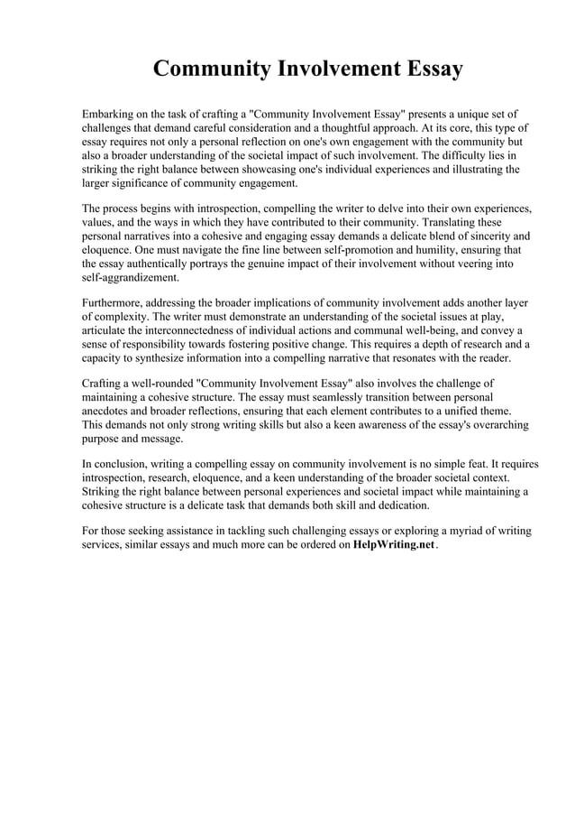 Community Involvement Essay.pdf