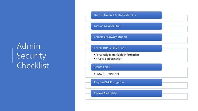 Office 365 Security Best Practices | PPTX
