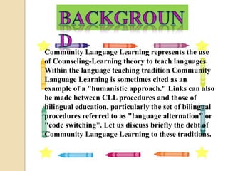 Community language learning | PPT