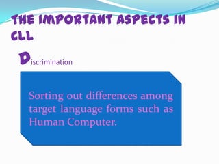Community language learning | PPT