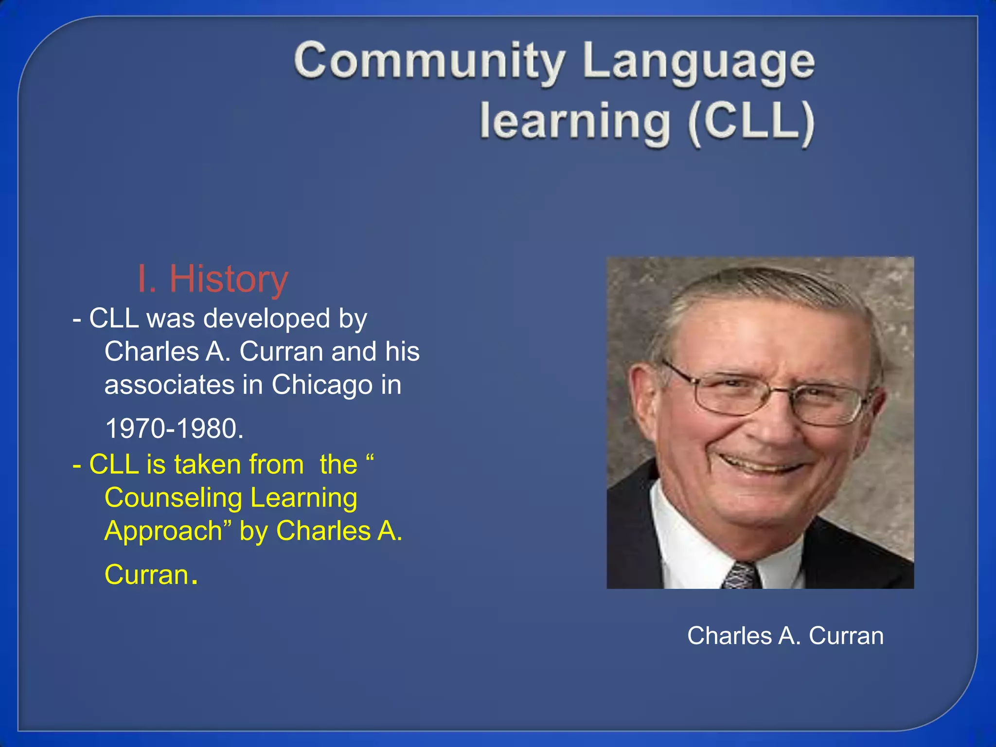 Community language learning | PPTX