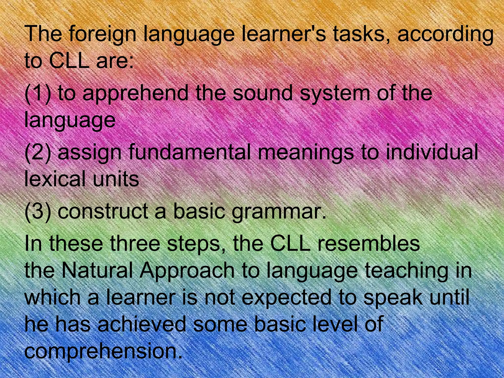 Community Language Learning | PPTX