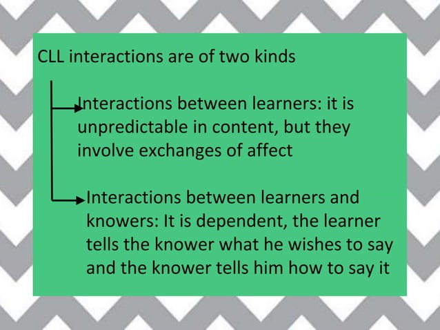 Community language learning | PPTX | Education