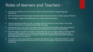 Community language learning | PPT