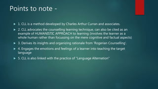 Community language learning | PPT