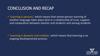 Community Language Learning (CLL) as a Language Teaching Method | PPTX ...