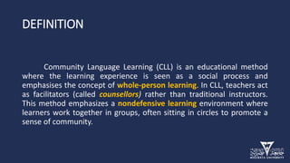 Community Language Learning (CLL) as a Language Teaching Method | PPTX