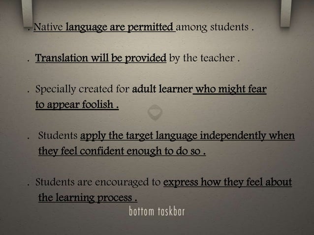 Community language learning [ CLL ] | PPTX