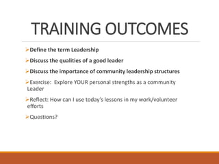 COMMUNITY LEADERSHIP STRUCTURES.pptx