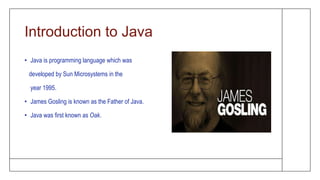 Java Programming | PPTX