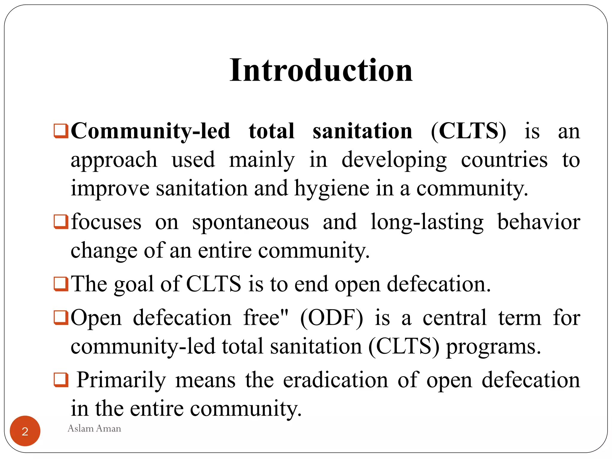 Community Led Total Sanitation (CLTS) in Nepal | PDF