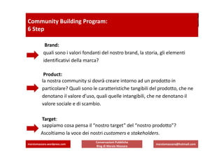 Community Building Program | PDF | Marketing and Advertising | Business