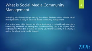Social Media Community Management | PPTX