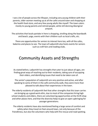 Community Mapping Capacity - Elderly Community - Controlled vs ...