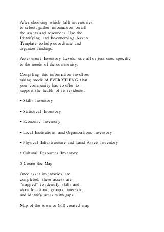 Community Mapping Worksheet 1 Community Mapping | DOCX