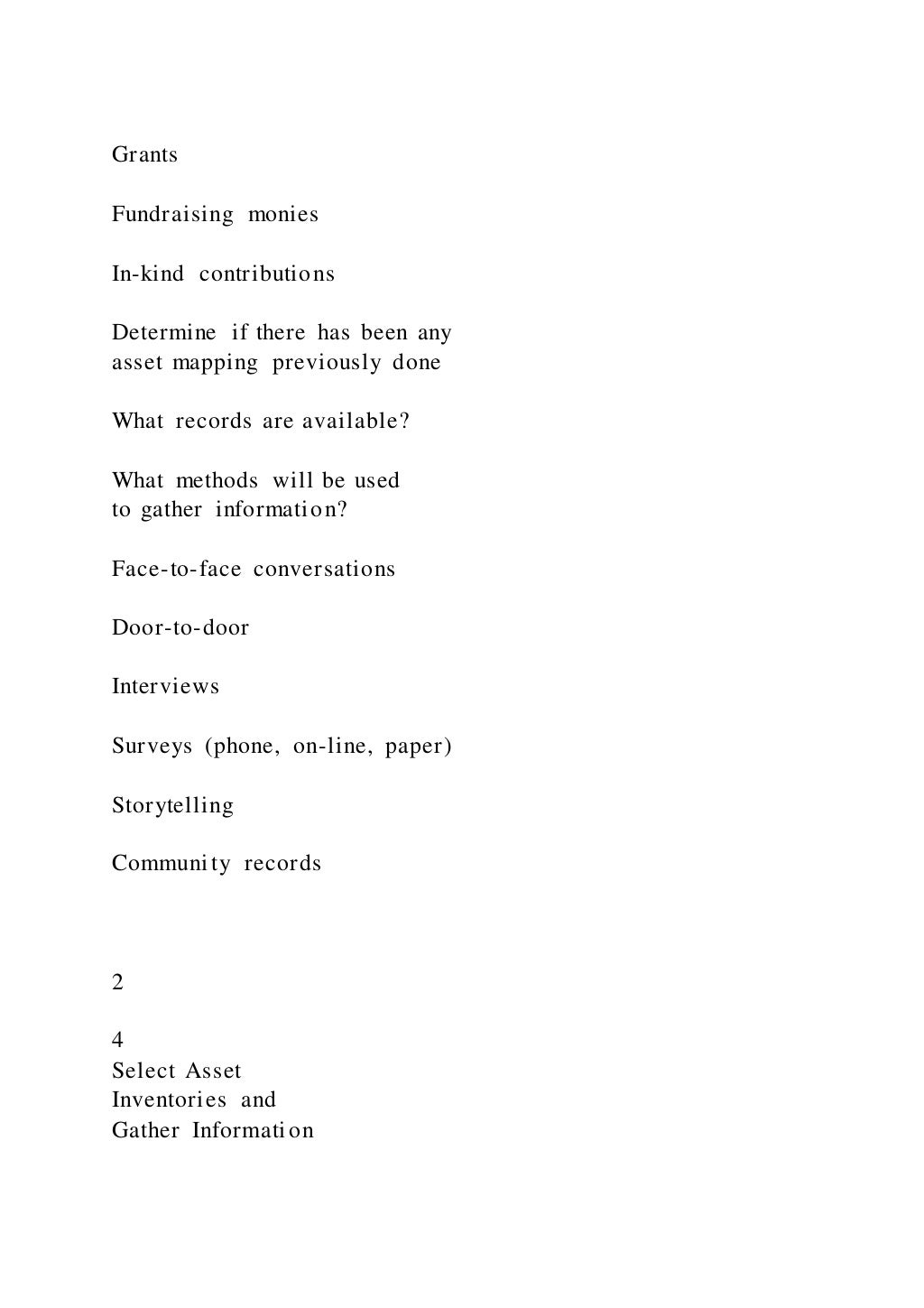 Community Mapping Worksheet 1 Community Mapping | DOCX