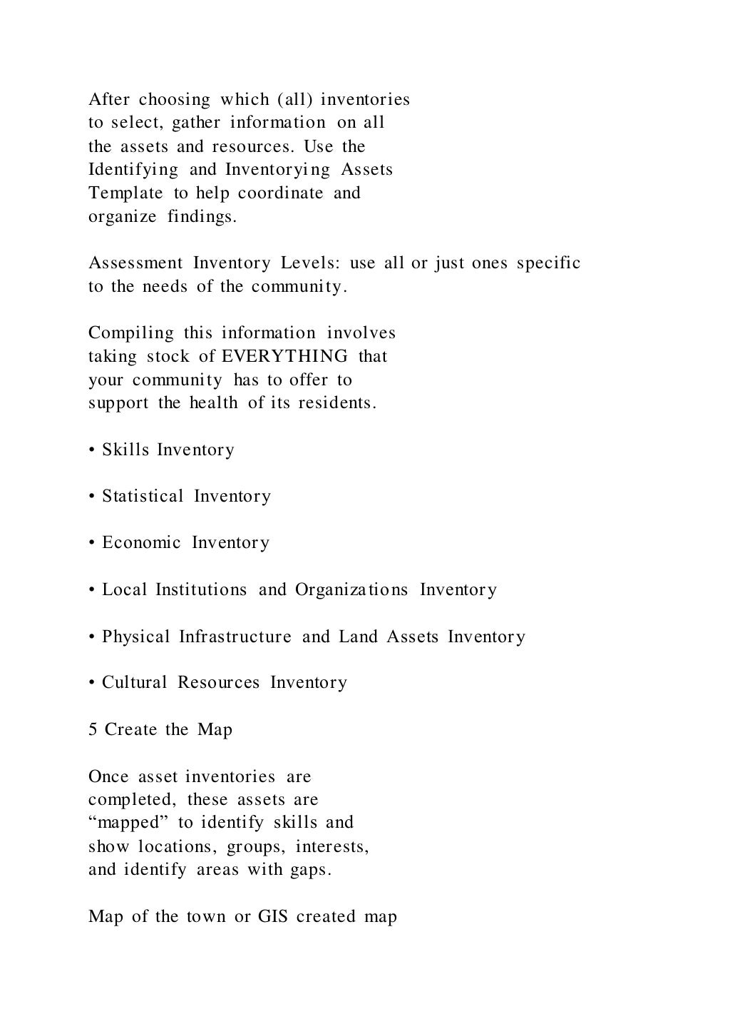 Community Mapping Worksheet 1 Community Mapping | DOCX