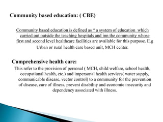 Community medicine introduction | PPTX