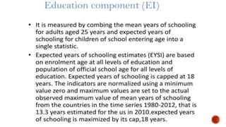 Physical Quality of life index(PQLI) and Human Developmental Index(HDI ...