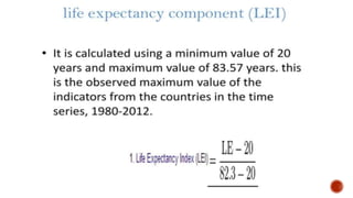 Physical Quality of life index(PQLI) and Human Developmental Index(HDI ...